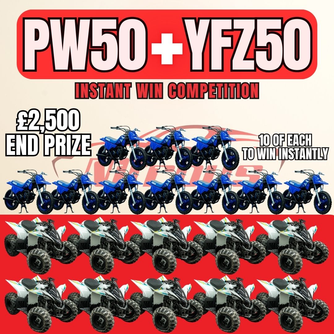 Yamaha PW50 & YFZ50 Instant Win Competition [Draw December 29th ...