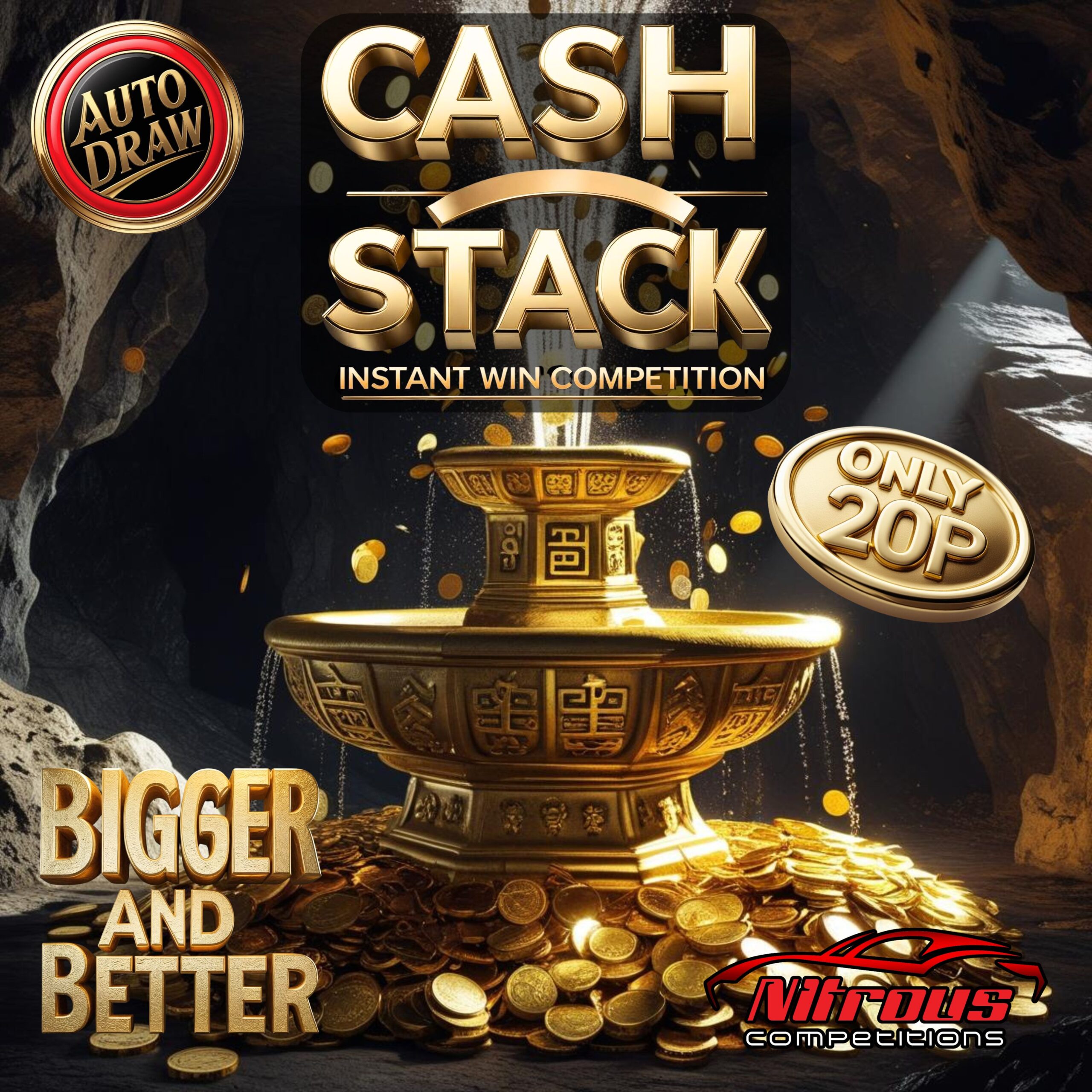 CASH STACK FLIP AND WIN COMPETITION [Auto Draw July 9th] £1,000 END ...
