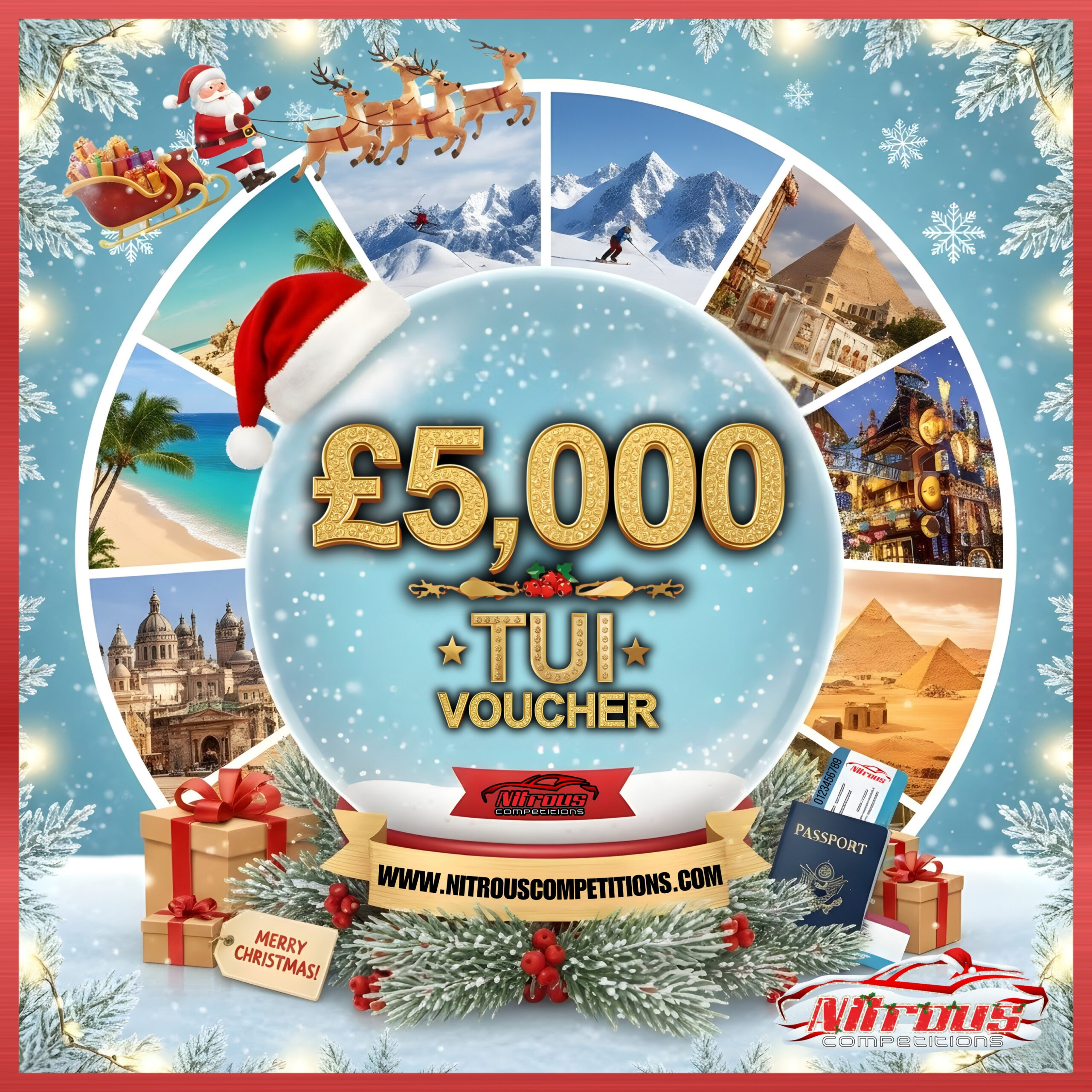 £5,000 TUI HOLIDAY VOUCHER [Draw December 4th] - Nitrous Competitions