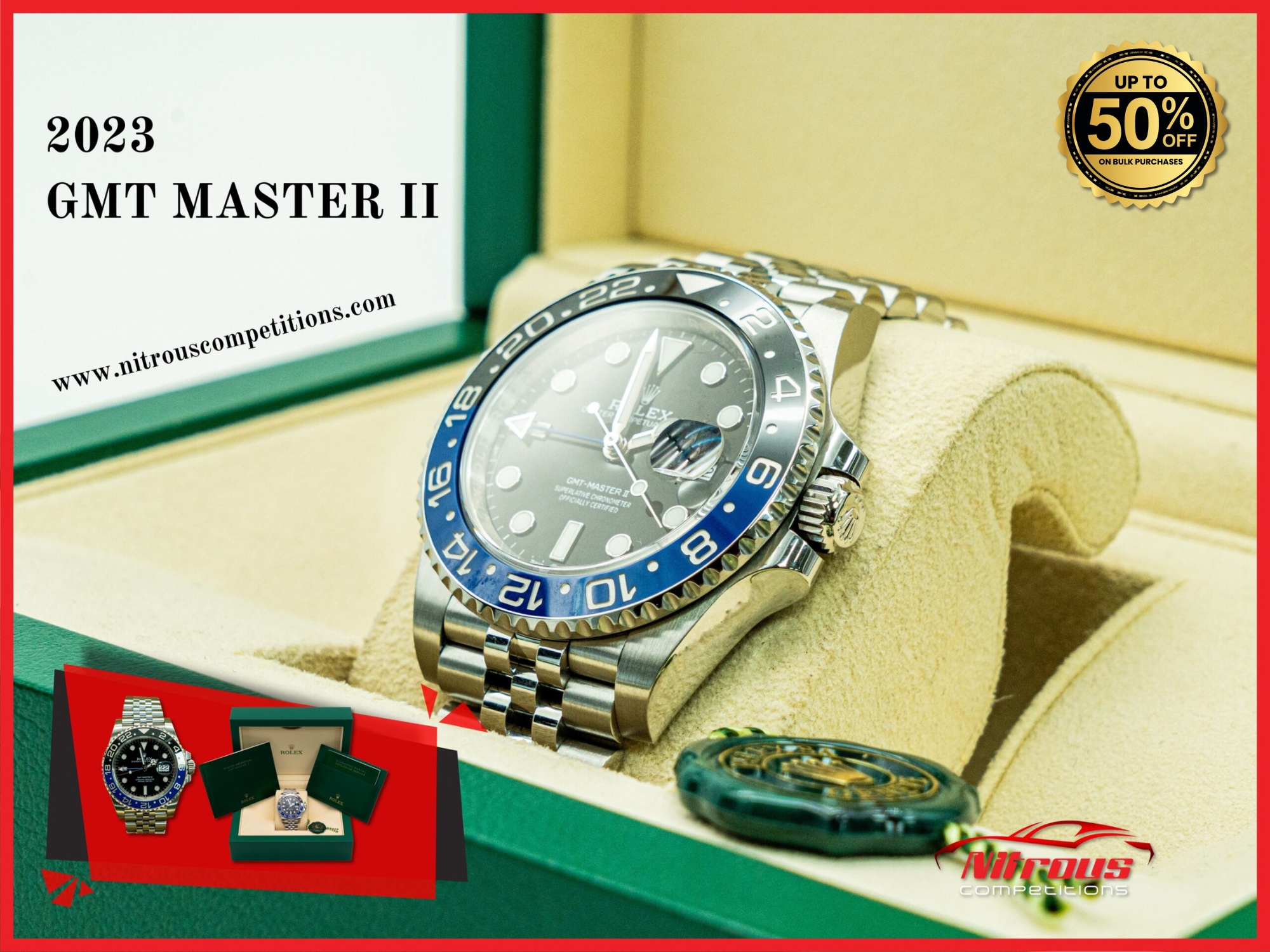 2023 ROLEX BATGIRL - STEEL- JUBILEE CLASP [Draw January 31st] - Nitrous ...